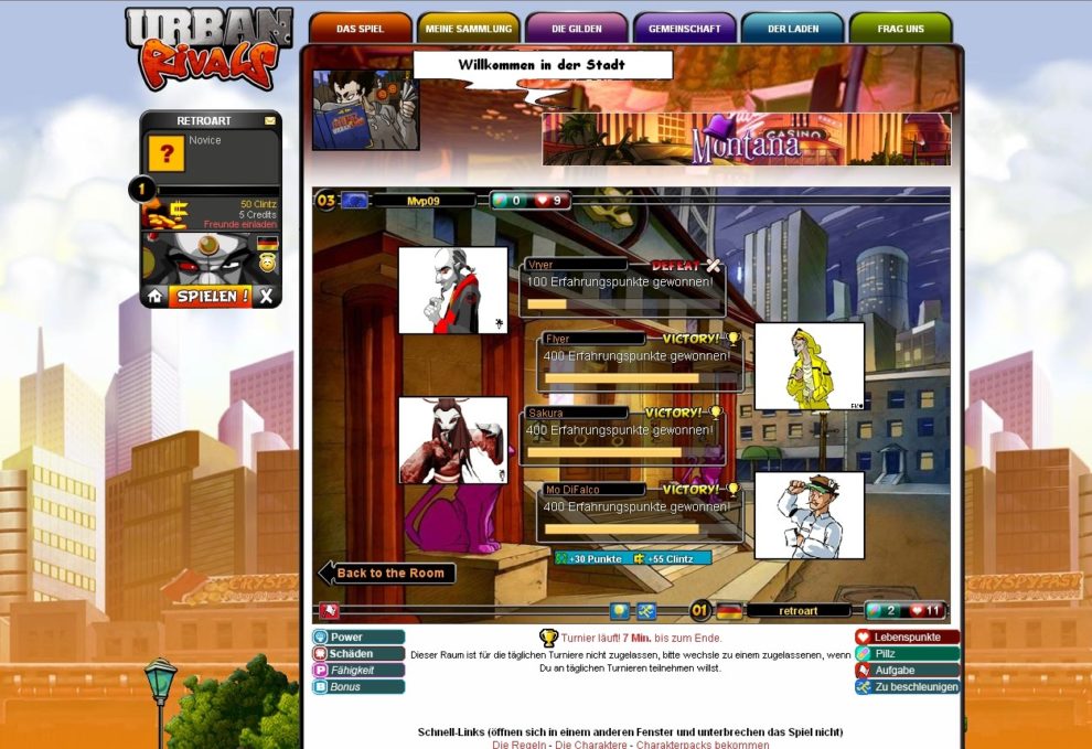 Urban Rivals - Online Rollenspiele